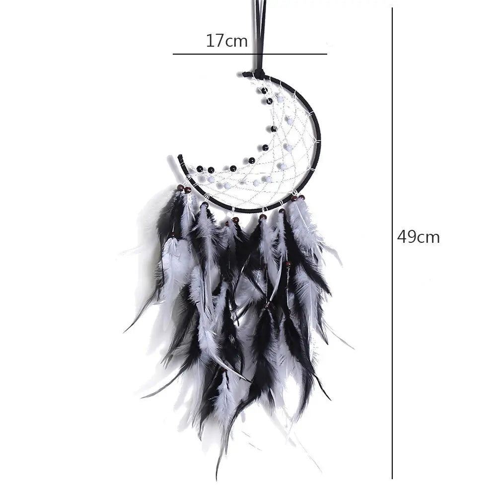 Moon shaped Dream Catcher | Dreamcatcher's House